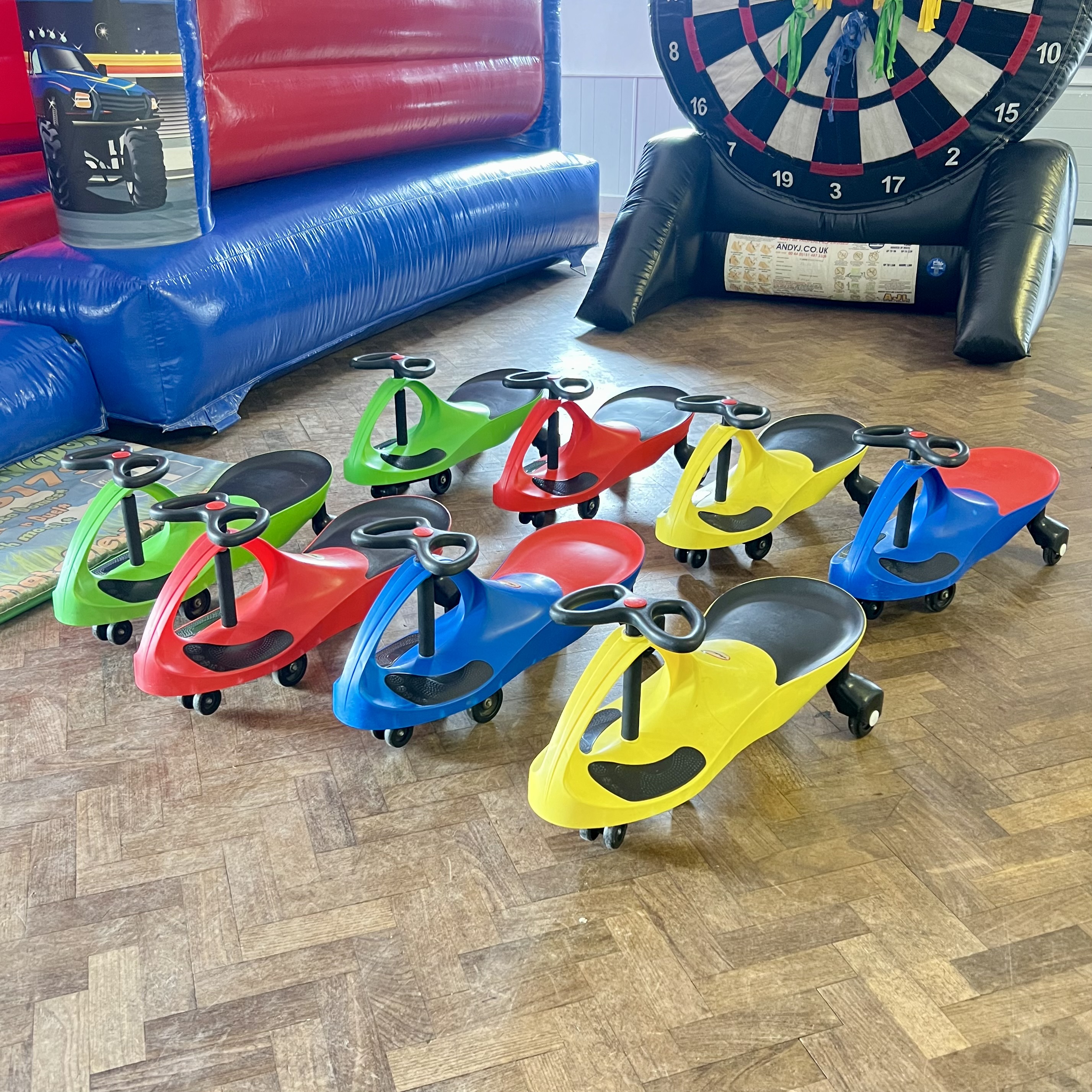 8x Didi Cars (Multi-Coloured) - Bouncy Castle Hire in Crowborough ...