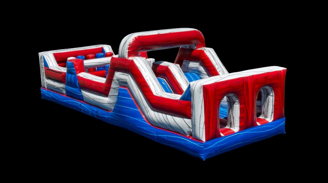 30 Foot Marble Obstacle Course Rental in Lansing, Michigan