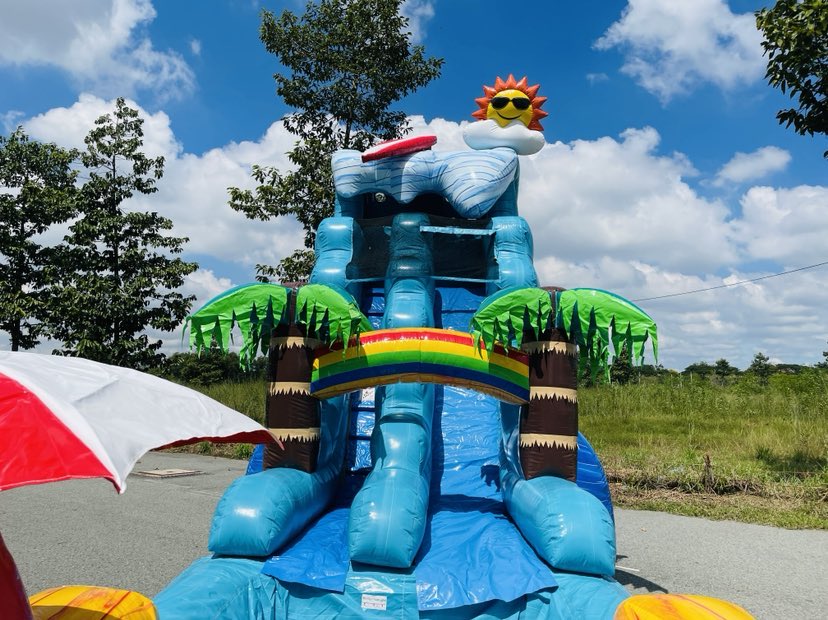 18 FT Beach Wave Waterslide (CWS18-WBF) - Inflatables Sales in USA ...