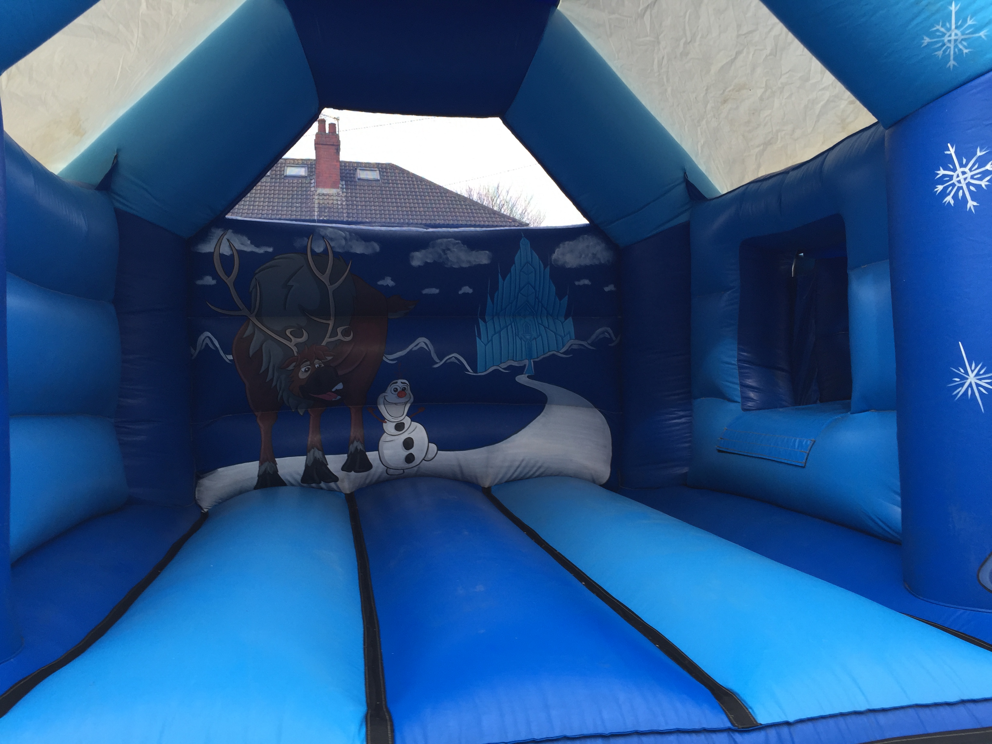 Frozen Slide Castle - Bouncy Castle Hire, Inflatables in Leeds ...