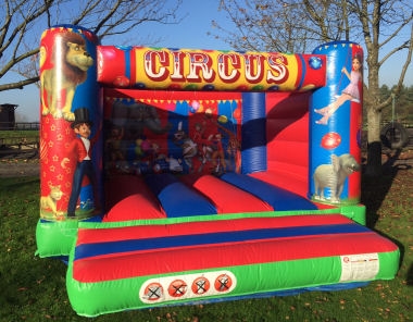 Bouncy Castle Circus themed 12ft x 12ft - Bouncy Castle Hire in Kent ...