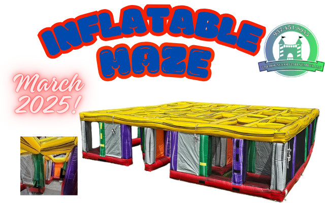 Wacky Inflatable Maze - Bounce House Rental in Lima, Wapakoneta ...