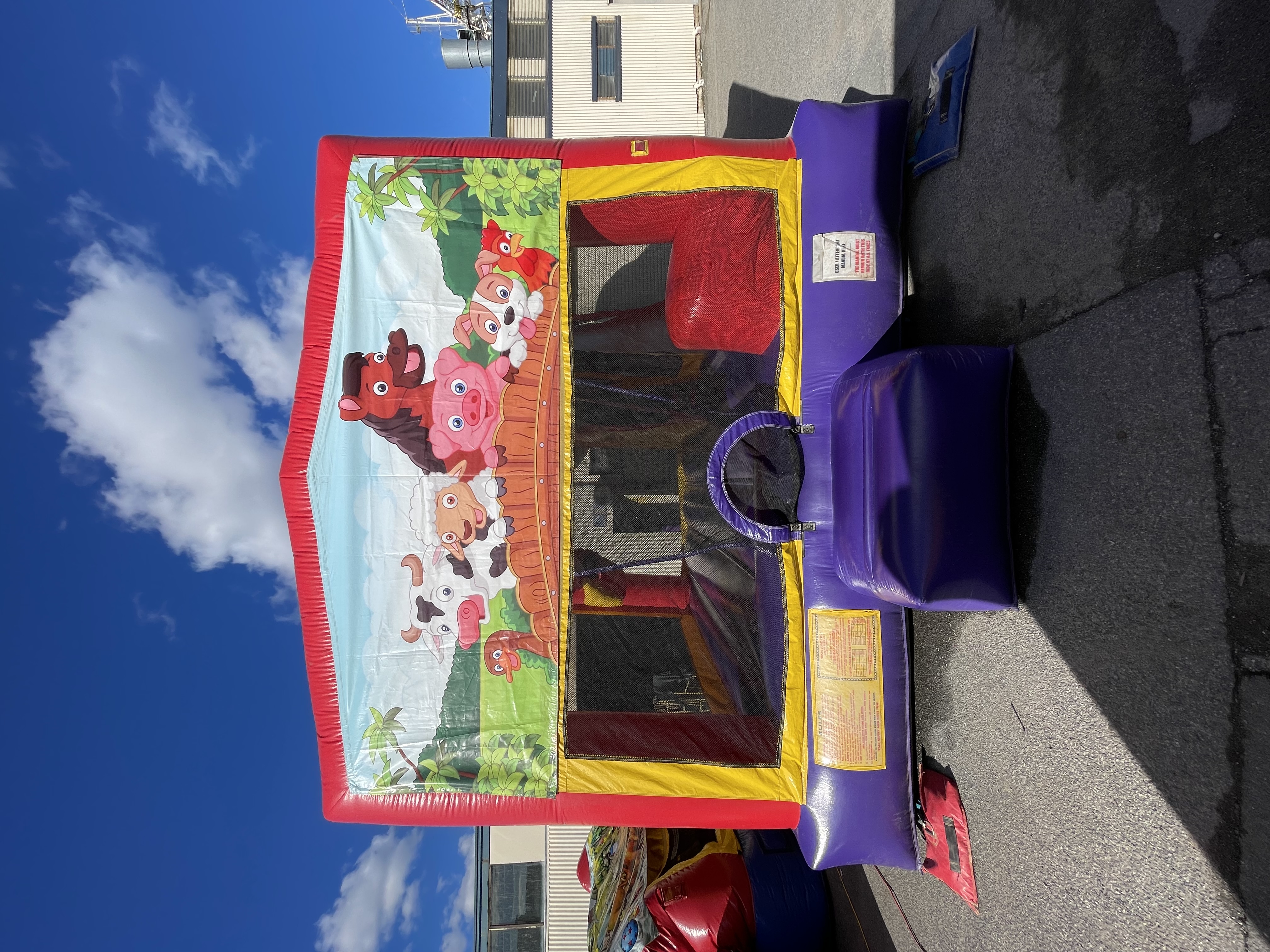 Farm Yard Bouncy Castle Hire | Farm Animal Combo