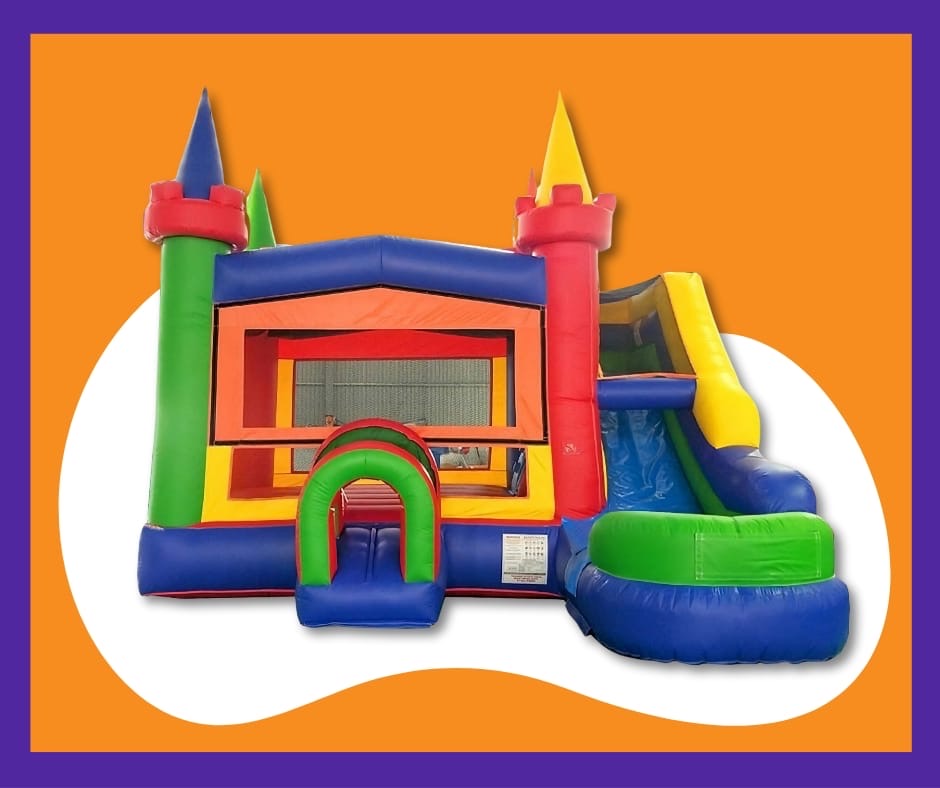 Jumper With Slide - Bounce House Rental in Ca | Marvelous Bounce House ...