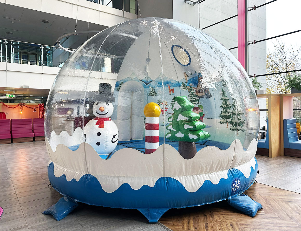 Inflatable Snow Globe Hire | Festive Inflatable UK