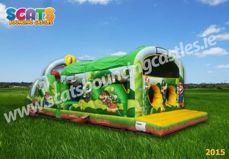 Super Mario Obstacle Course | Scats Bouncing Castles