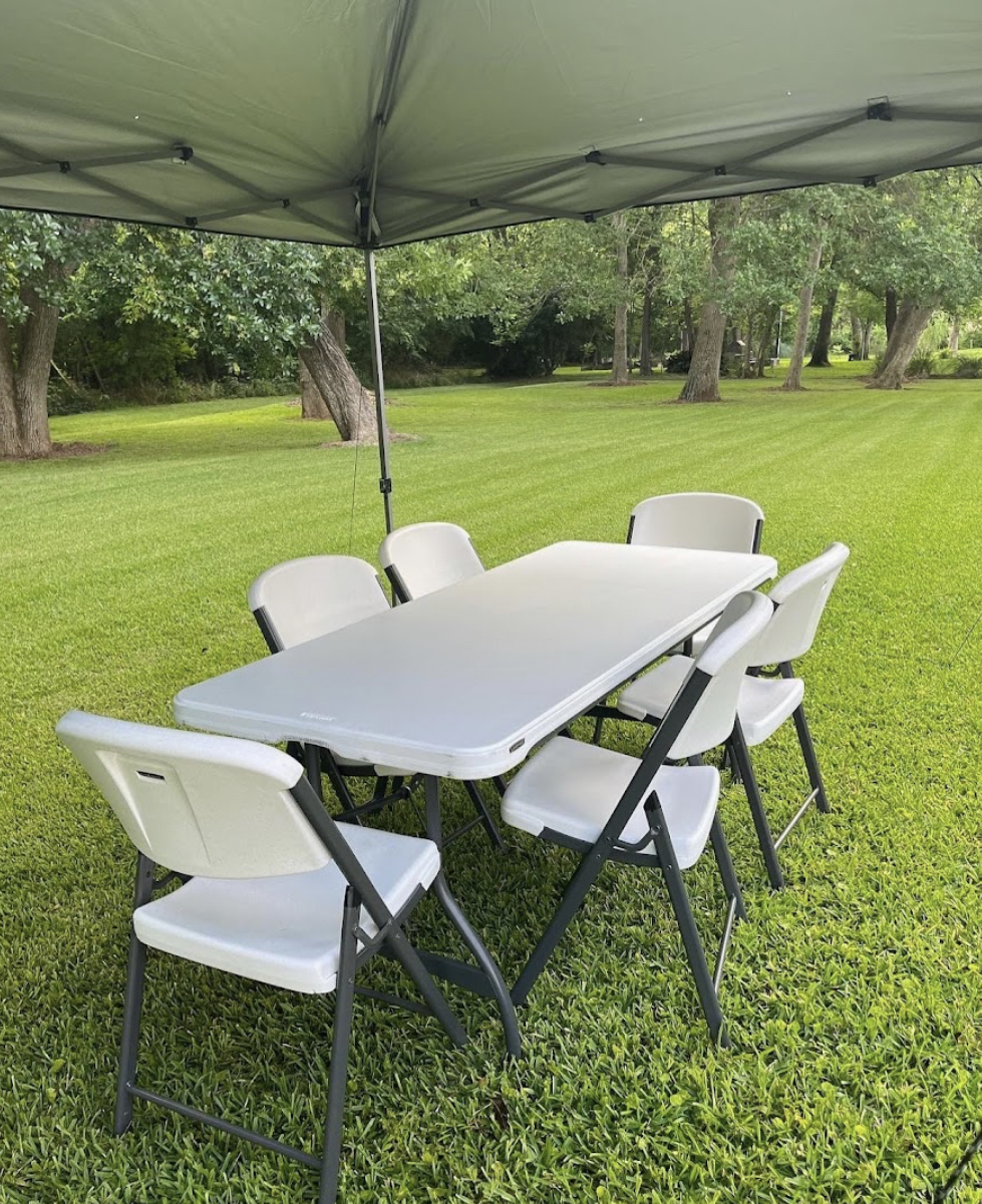 Special - 6 ft Table + 6 Chairs - Game & Event Rental Service in Texas ...