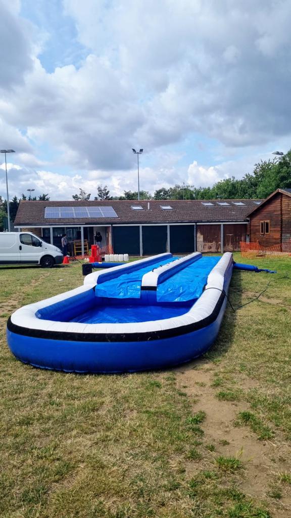 Slip And Slide Water Chute Hire Essex & London, 30ft Long