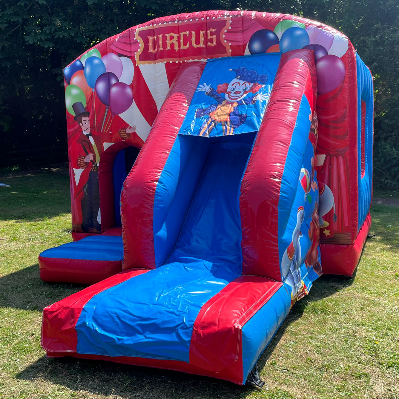 Circus Castle Slide Combo - Inflatable, Bouncy Castle, Entertainment ...