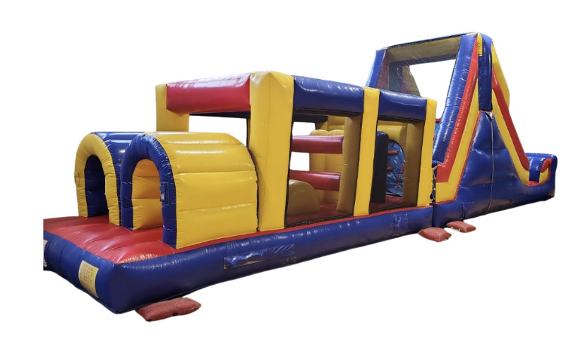 40' Obstacle Course - Hire in Calgary | Bounce it! Party Rentals