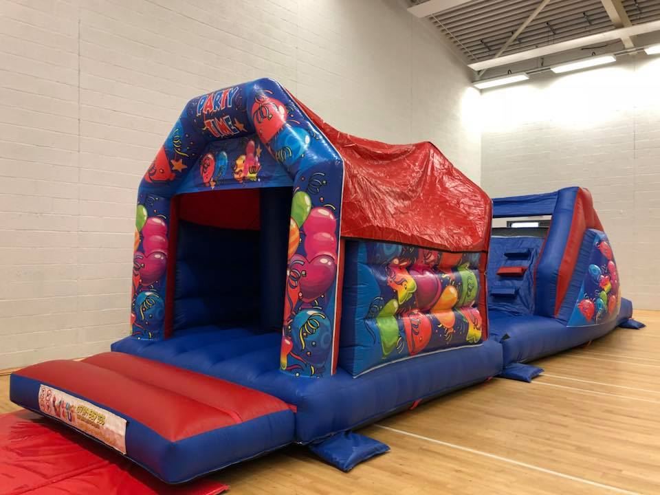 Obstacle Course Fun Run 40ft x 10ft - Bouncy Castle Hire in ...
