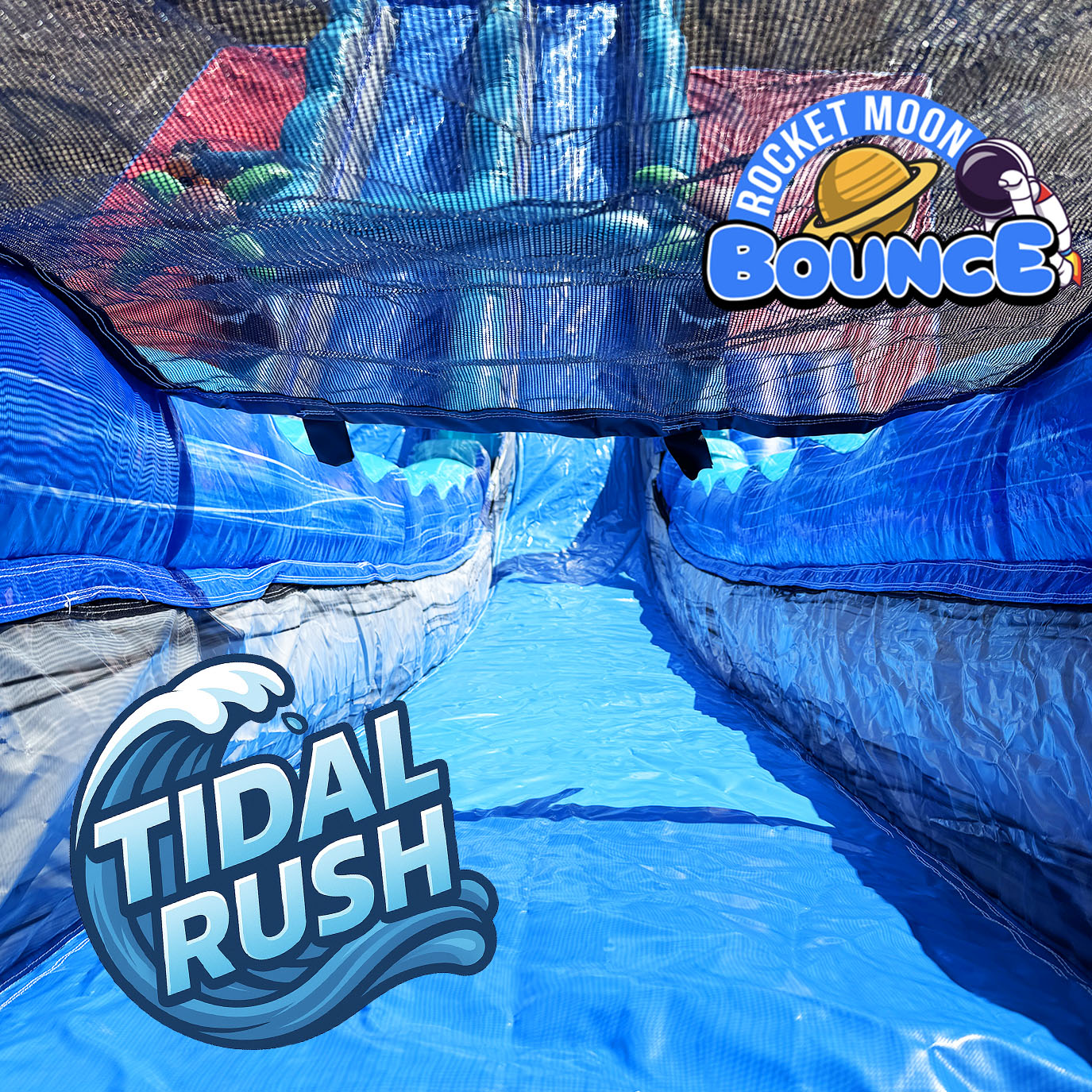 Tidal Rush Water Slide Rental | 22ft Dual Lane Inflatable in Delaware