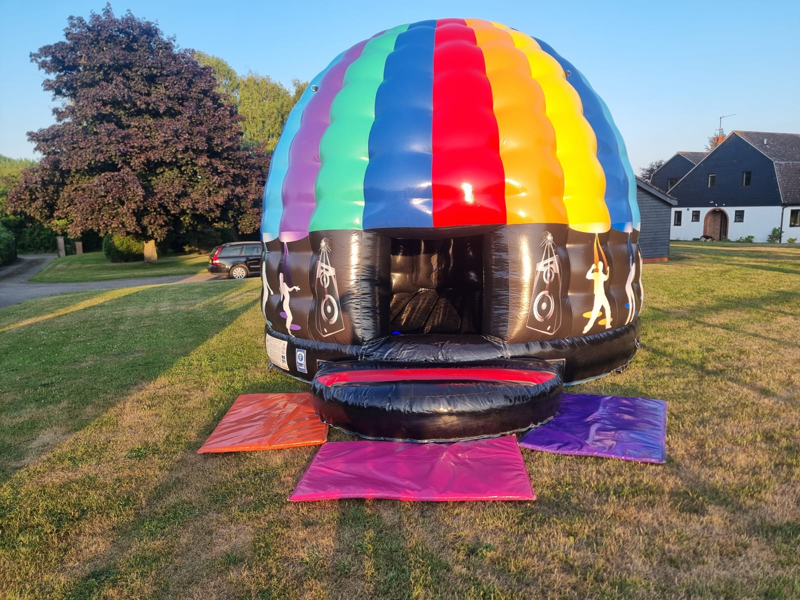 20 x 16 Disco Dancer Dome - Hire in Ipswich | BounceBack Inflatables