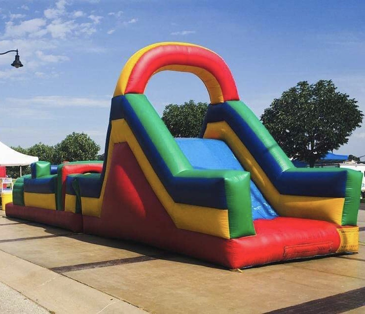 36 Ft Deluxe Obstacle Course Slide Combo - Rental in Oklahoma | Okie ...