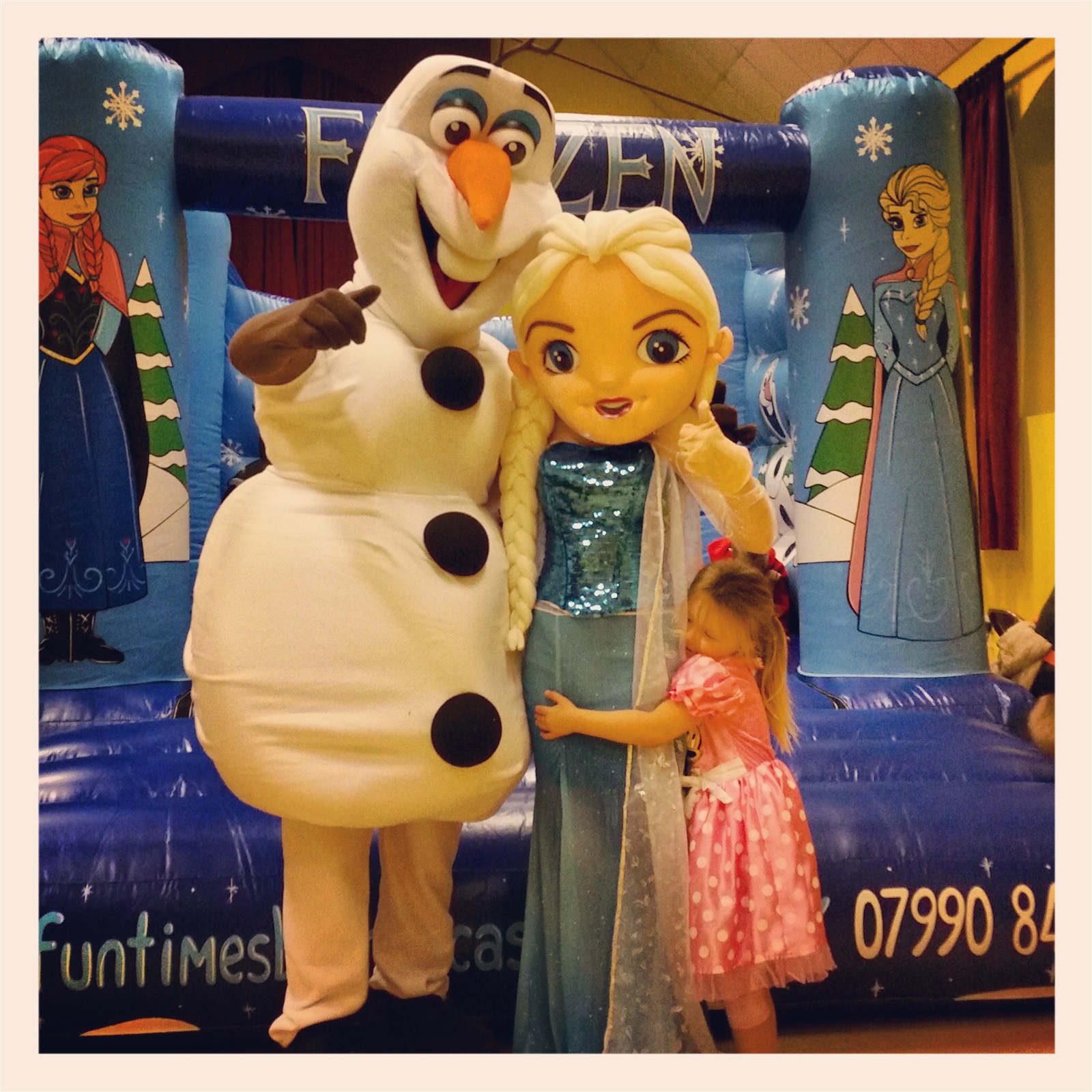 Frozen Bouncy Castle & Slide Combo | Swansea | Pembrokeshire