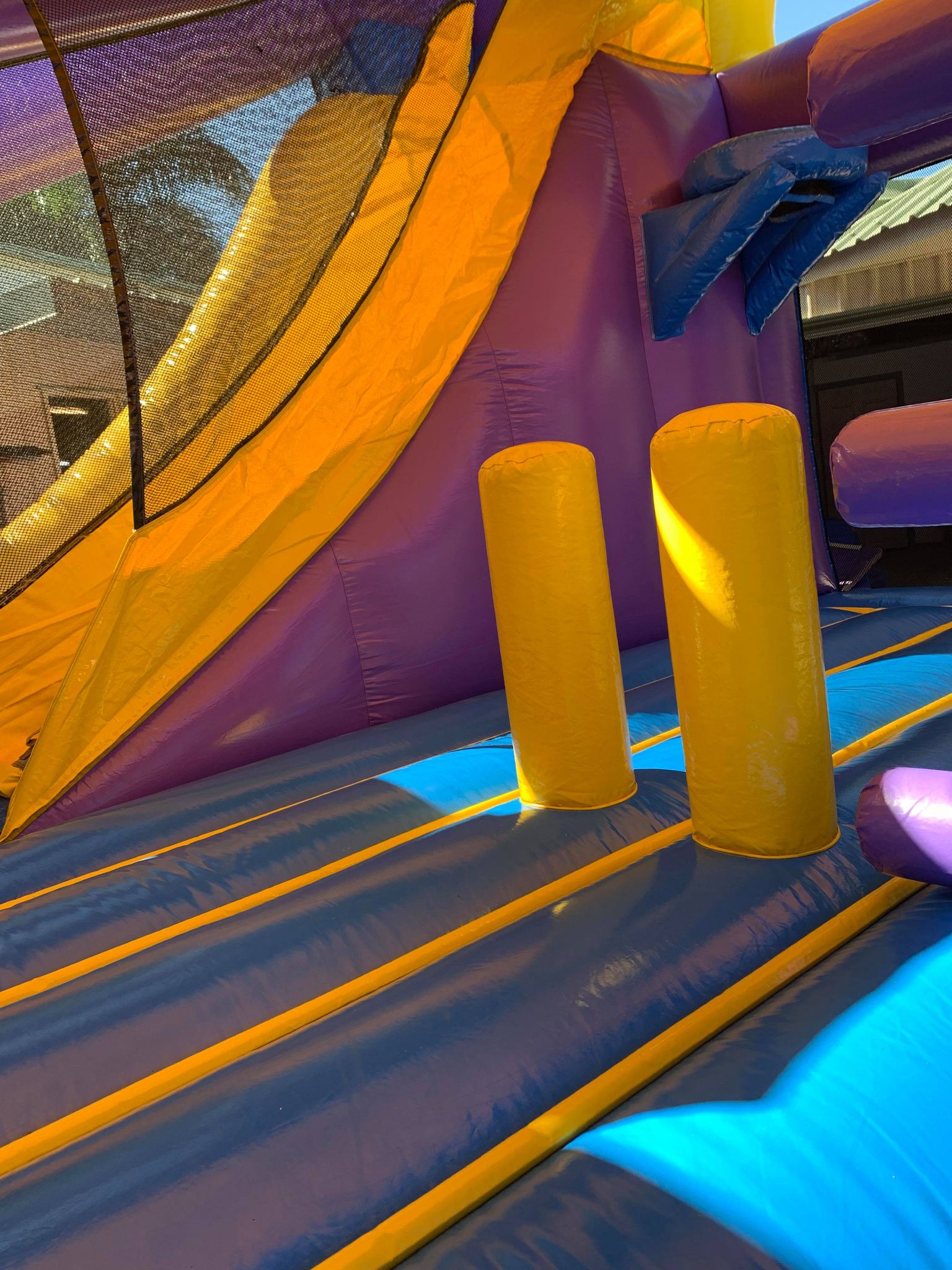 Superheroes Combo - LARGE - Jumping Castle Hire in Mackay | Lets Jump