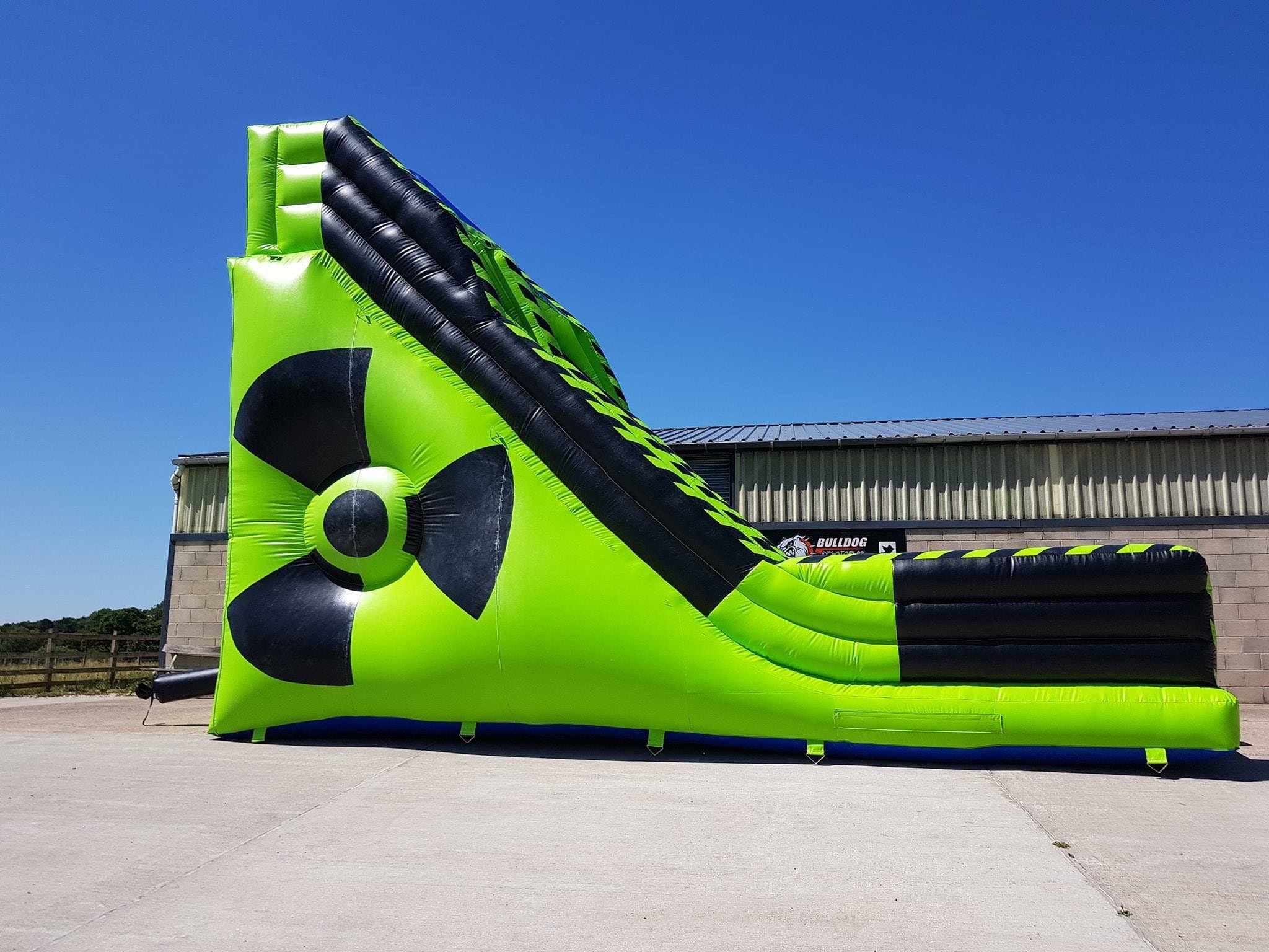 Adult 15ft Platform Toxic Mega Slide - Bouncy Castle Hire, Fairground ...