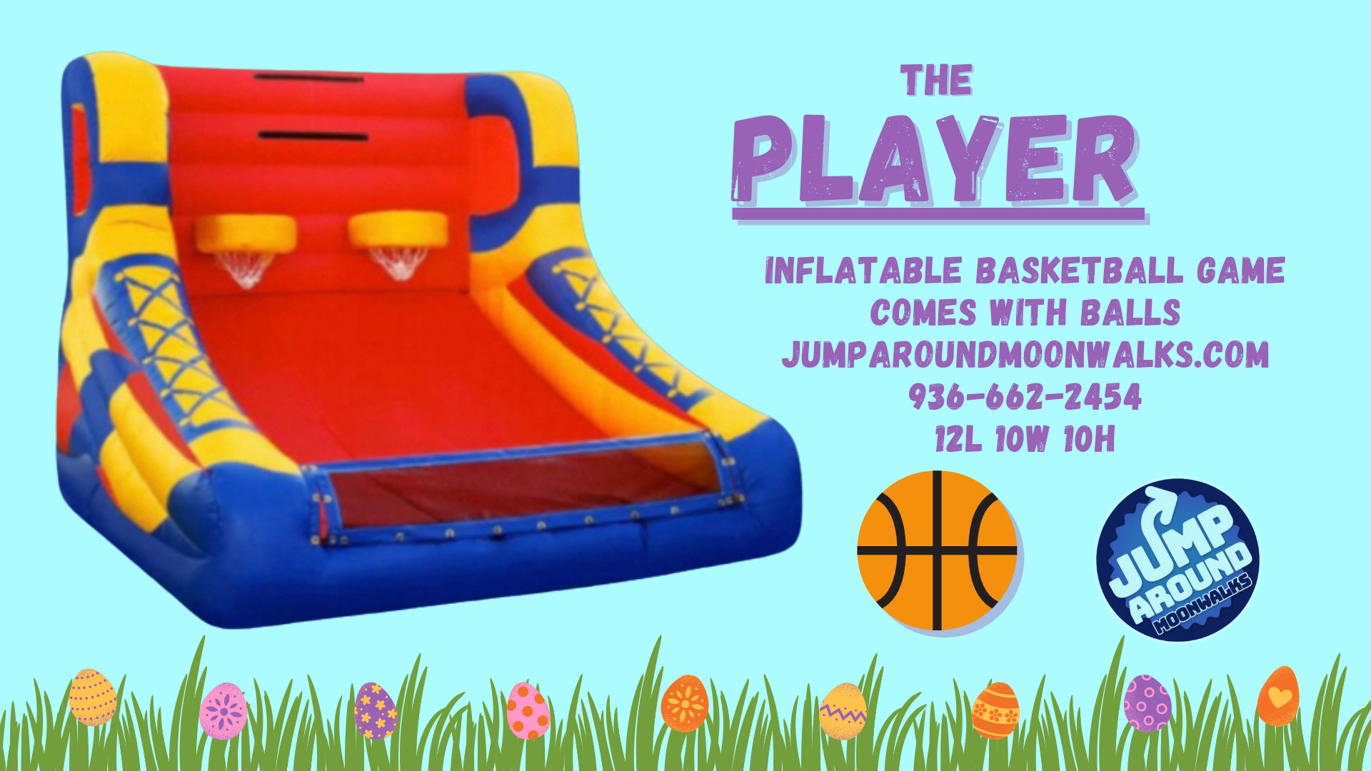 The Player - Inflatable Basketball Game #1 voted party rental company
