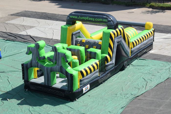31ft Inflatable Obstacle Hire Adelaide | Castle Capers Event Specialis