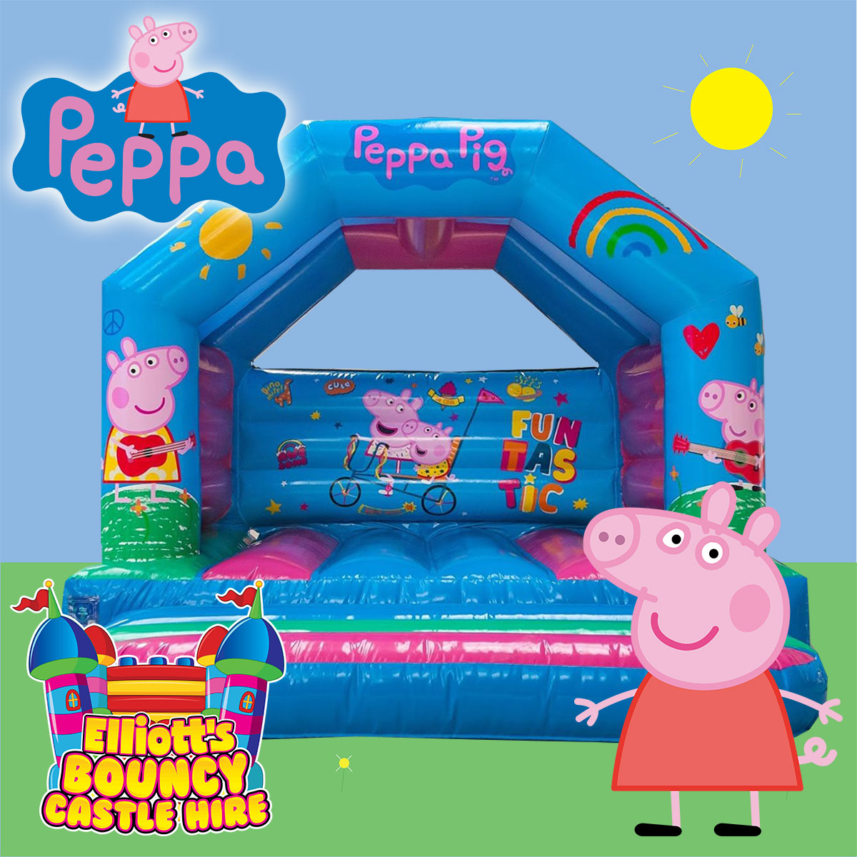 Peppa Pig Bouncy Castle Hire