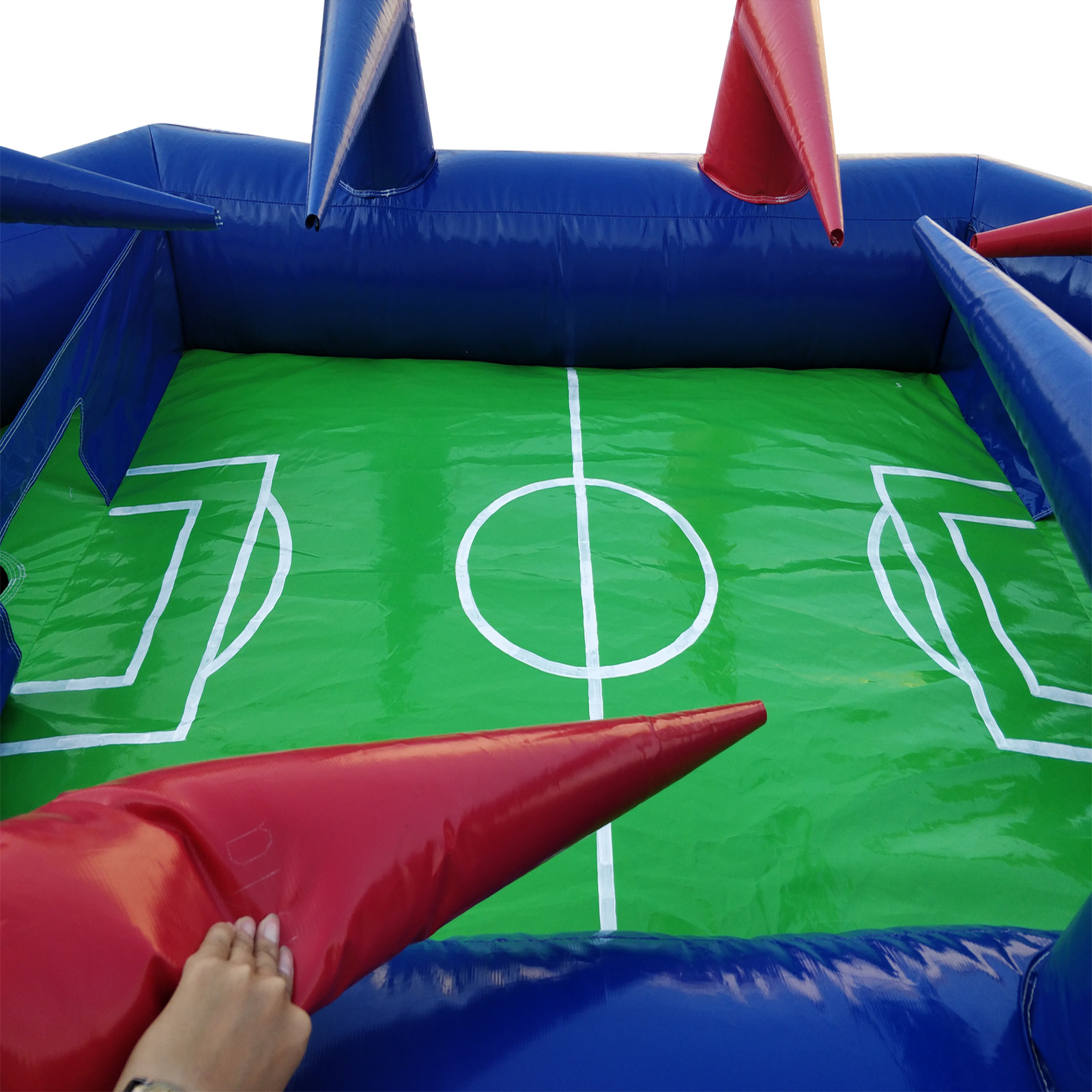 BBOL-171 - 10x5x4ft - Air football table (Mainly blue with art ...