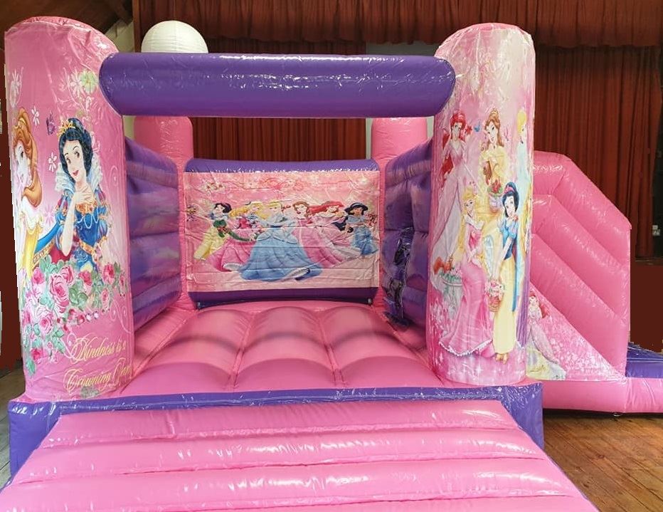 B-Disney Princesses ball pool with air jugglers 8ft x 6ft - Bouncy ...