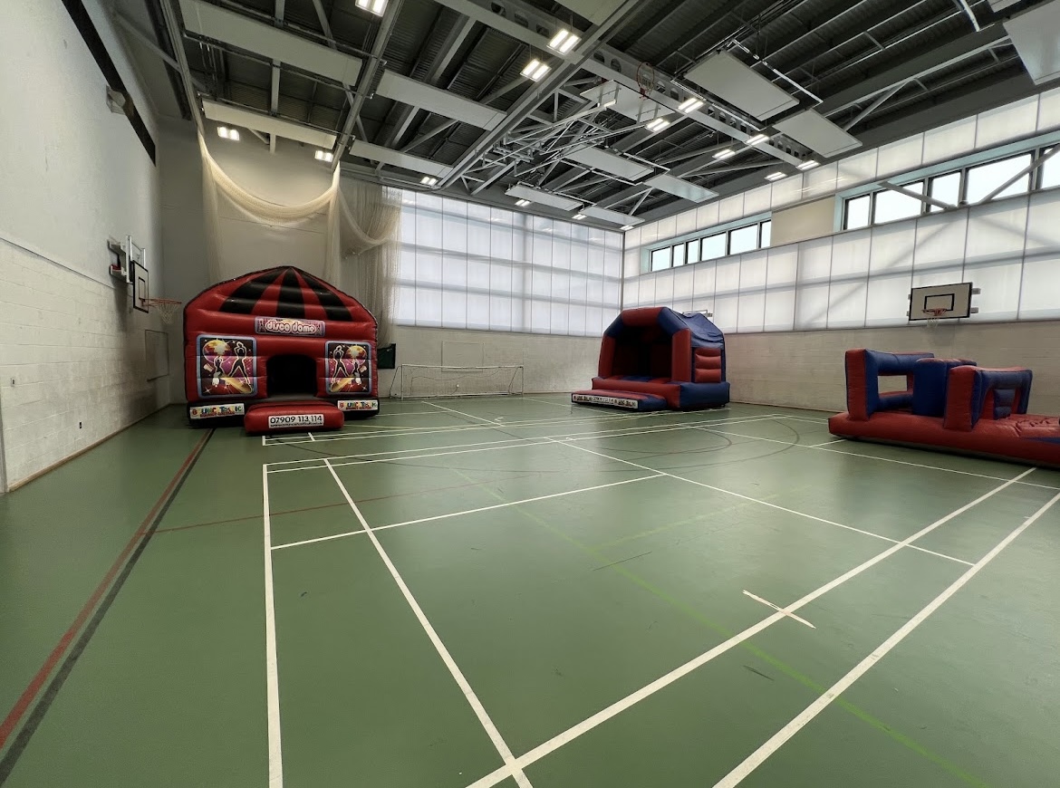 Gateacre School Sports Hall - Bouncy Castle Hire in Liverpool ...