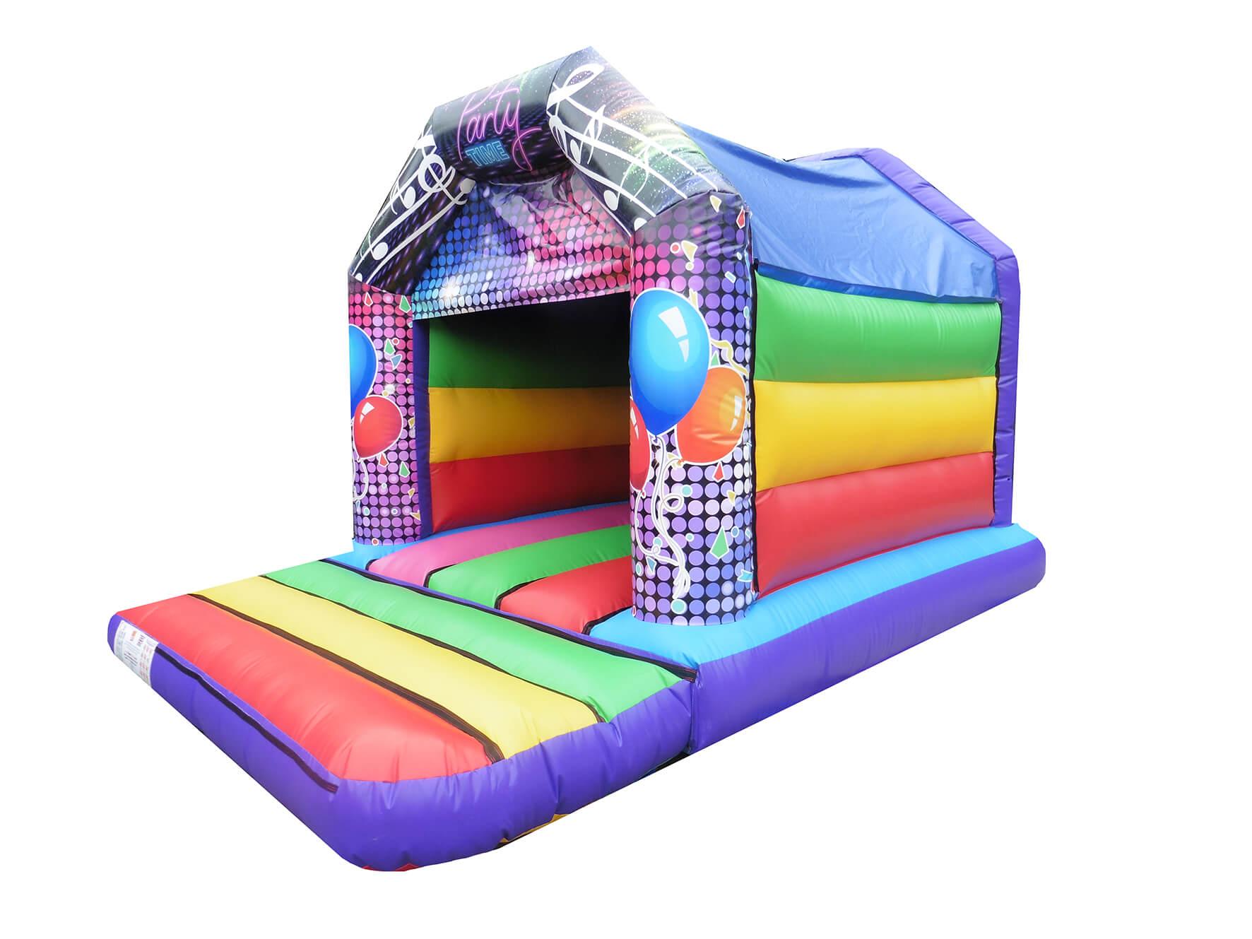 Disco Themed Bouncy Castle (disco light & speaker inc) 12x12 ...