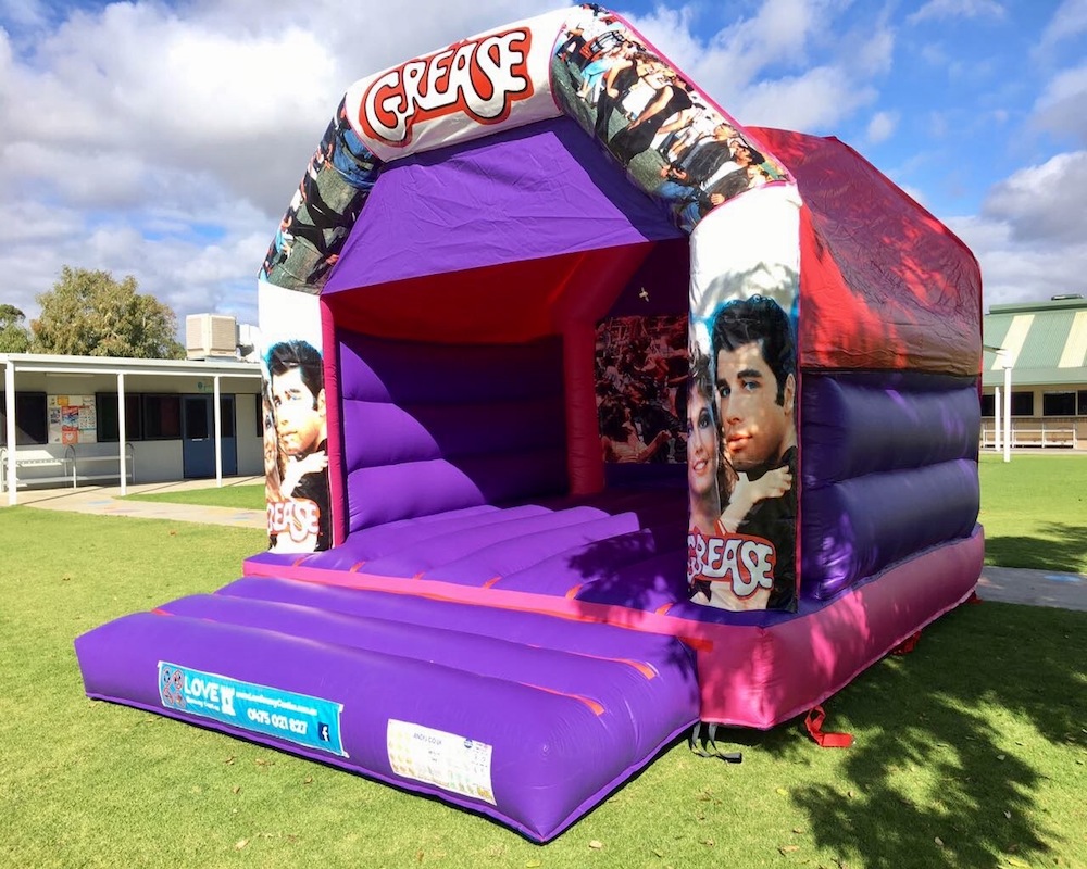 Grease Adult Bouncy Castle - Bouncy Castle Hire in Perth, Rockingham ...