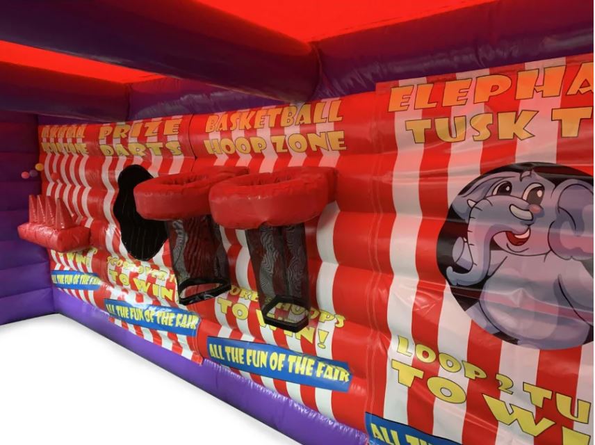 Inflatable 4 in 1 Funfair Carnival Stall Hire | Pembrokeshire