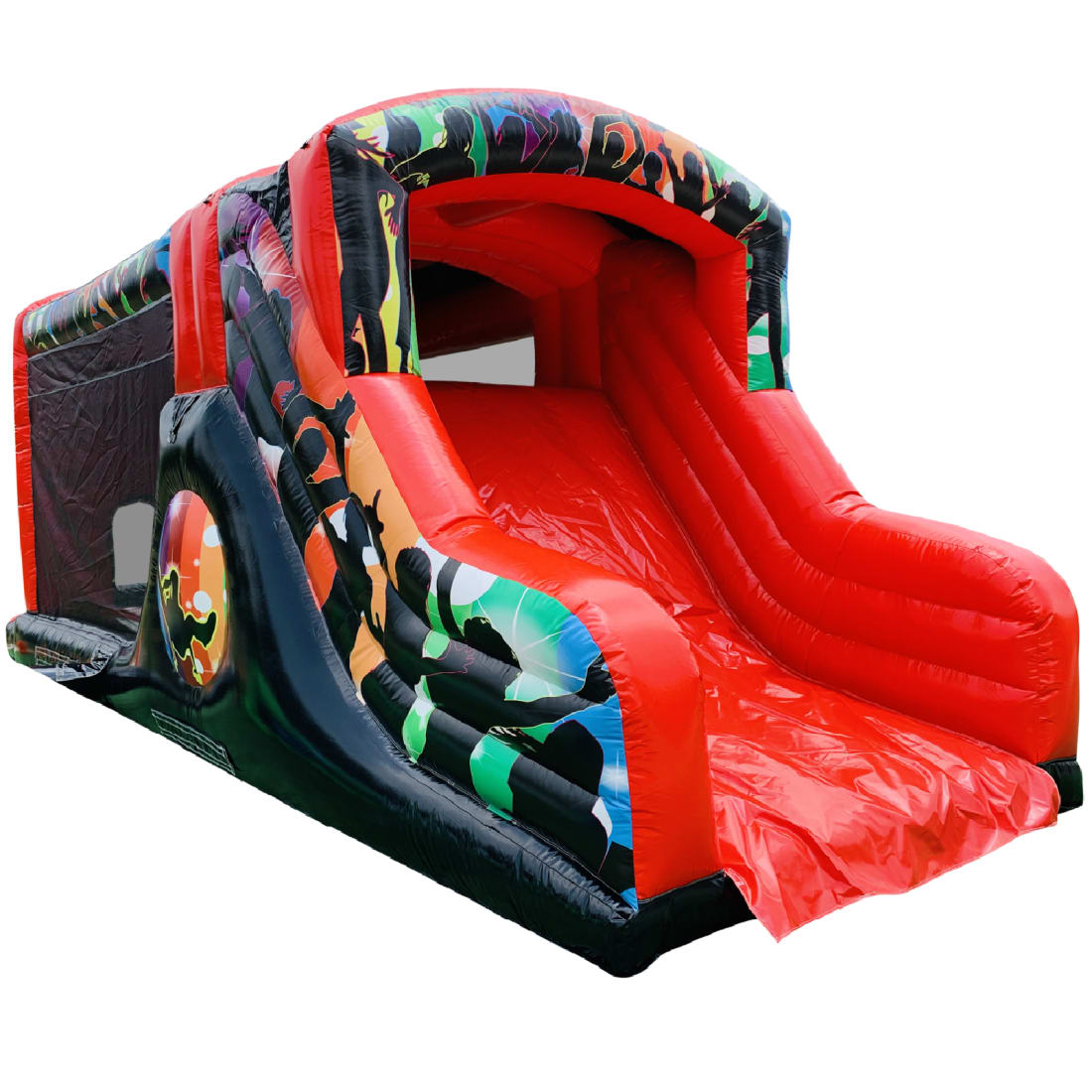 28ft disco theme fun run with or without Bluetooth - Bouncy Castle Hire ...