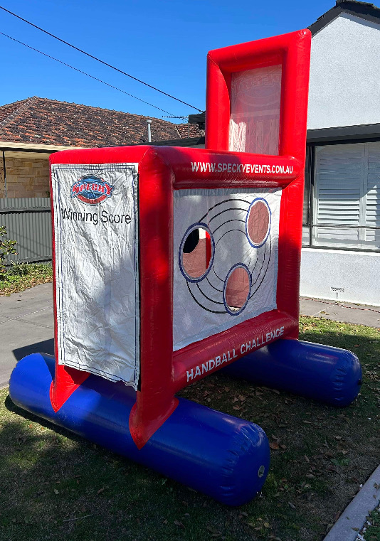AFL Handball Challenge Inflatable Hire | Sports Party Fun Adelaide Met