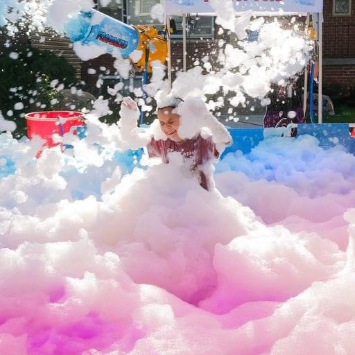 Foam party Experience - Hire in Il | Cdubsfunhouse