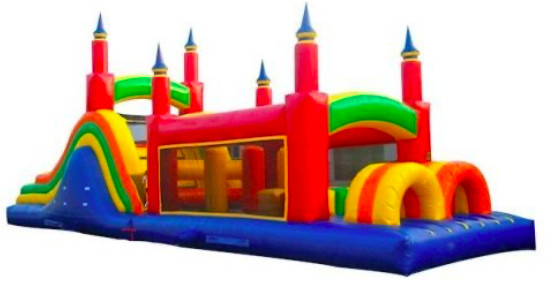 42' Mega Obstacle Course - Hire in KY | Bounce 'N Round Inflatables