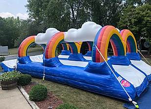 Rainbow Surf-n-Slide (Wet) - Rentals in Wisconsion | Blue Sky ...
