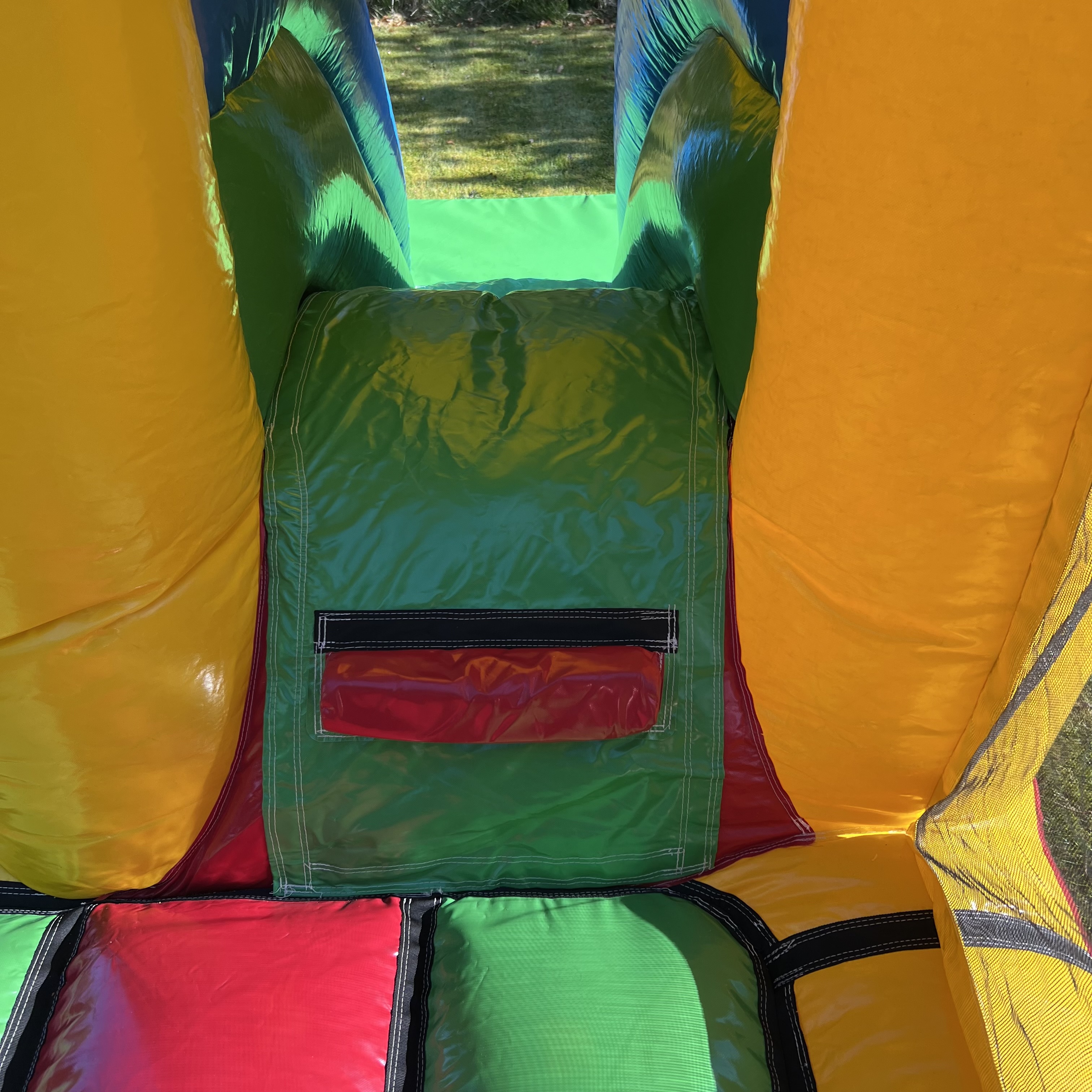 Multi Coloured Activity Bounce and Slide - Bouncy Castle Hire in ...