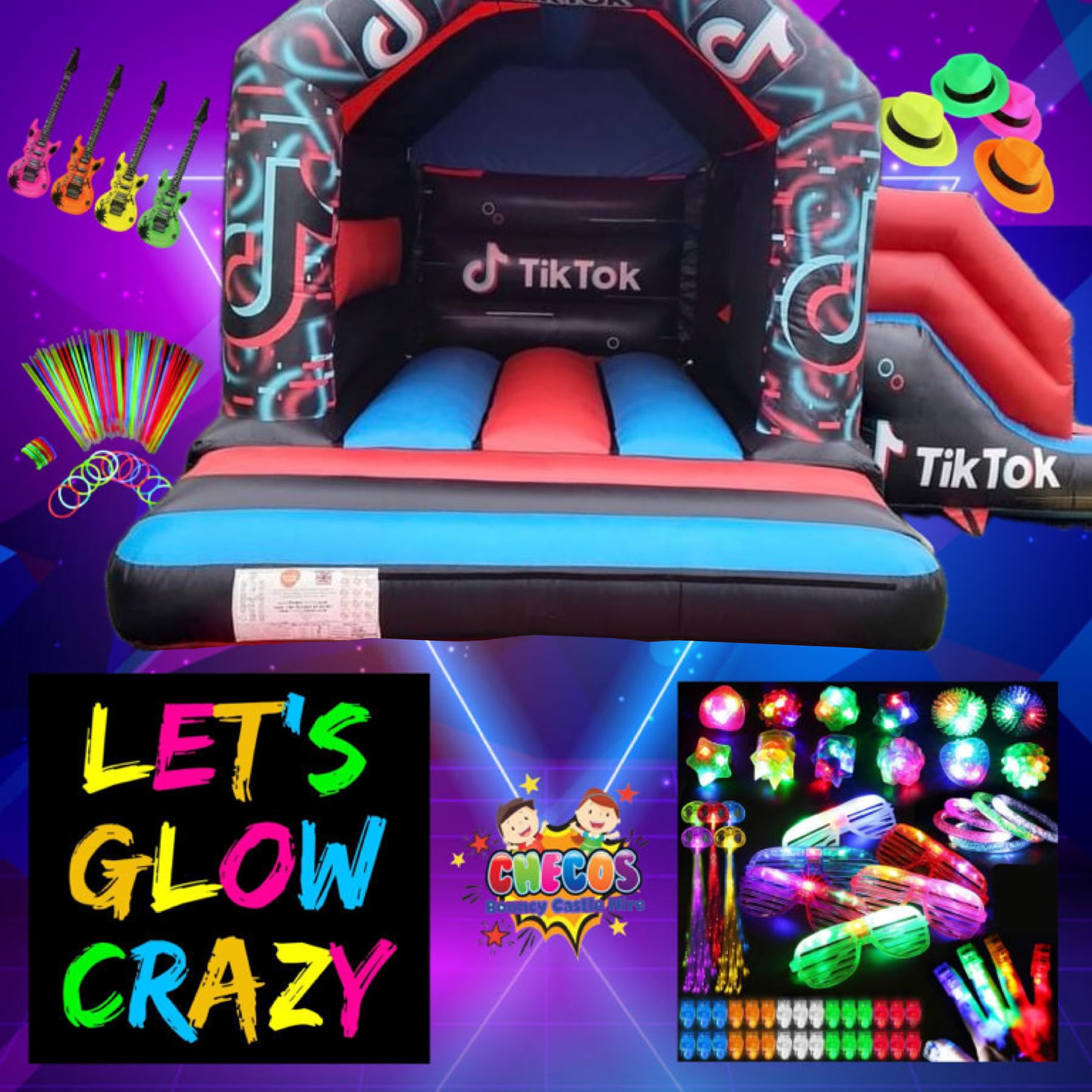 Uv Glow Neon Parties - Bouncy Castle Hire & Children's Entertainment in ...