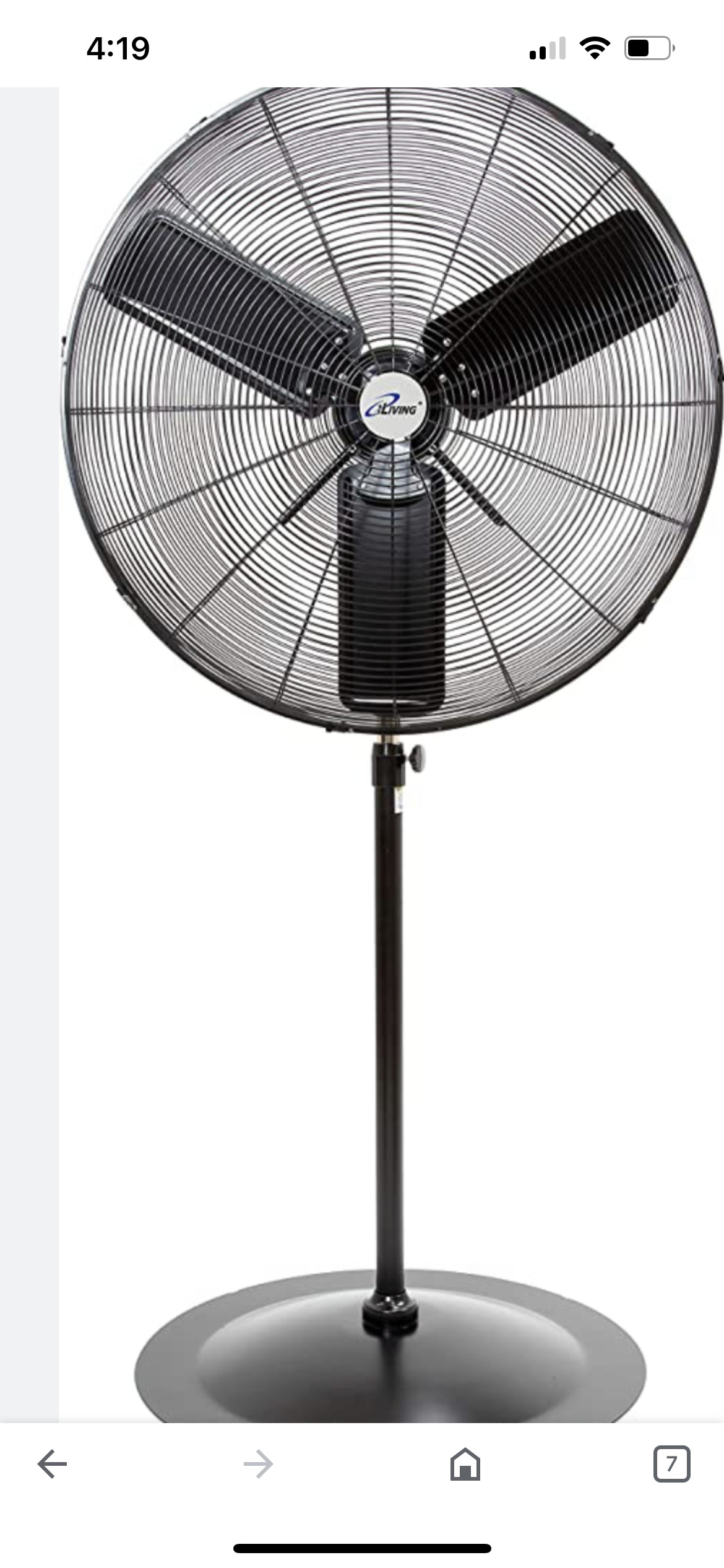 30 IN. PEDESTAL GARDEN FANS - Party Rentals in Albertson | 252 Jumper ...