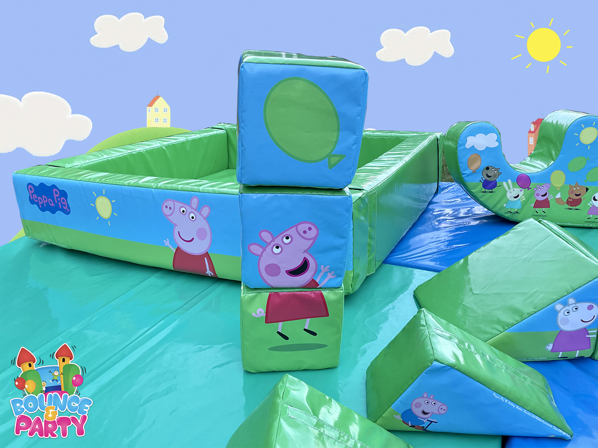 Officially Licensed Peppa Pig Soft play Setup - Hire In Glasgow