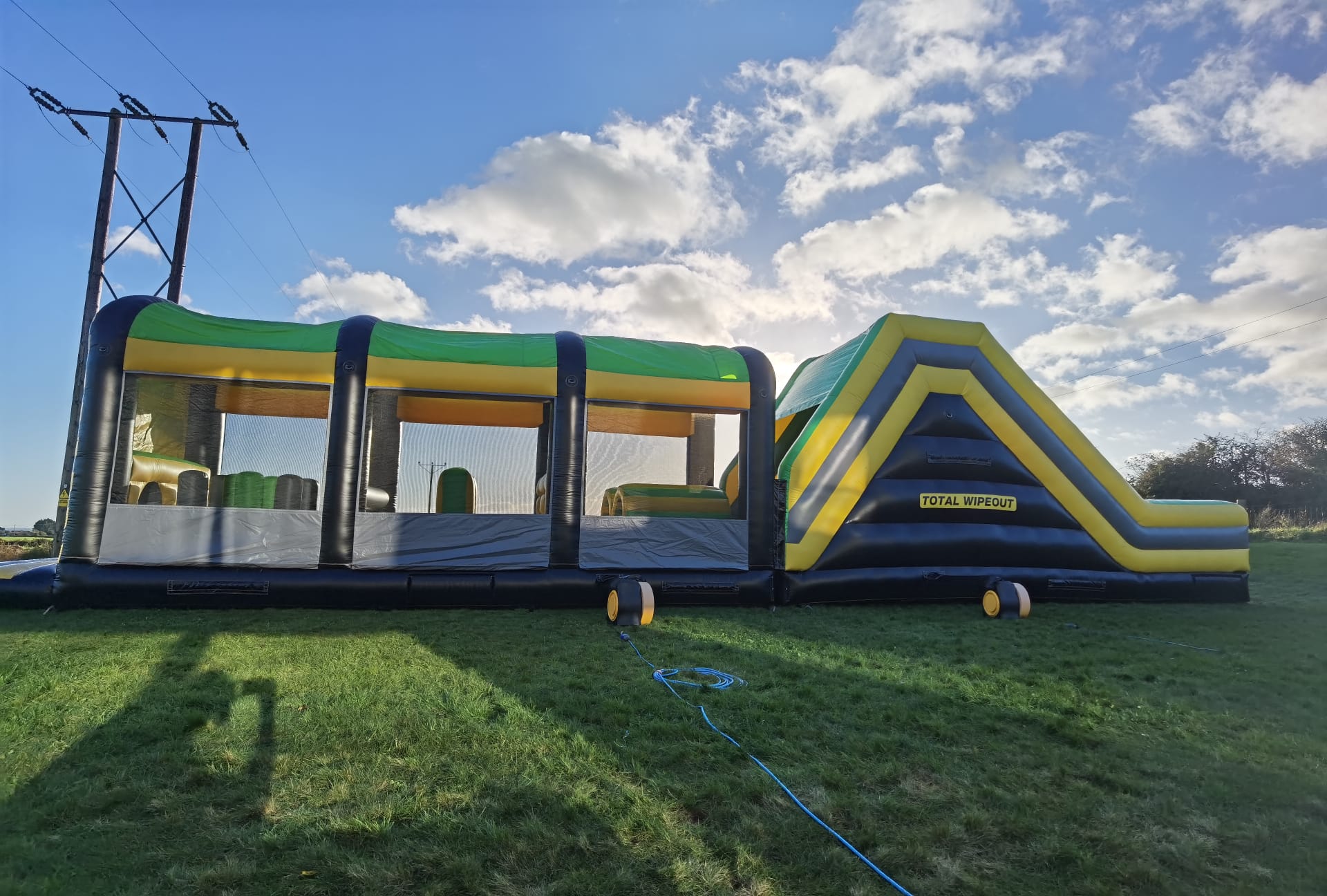Inflatable assault courses