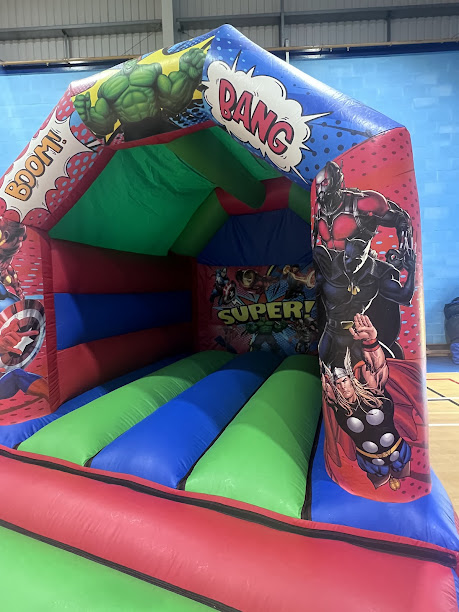 Superhero Bouncy Castle Rental – Hulk, Iron Man, Spider-Man & More for