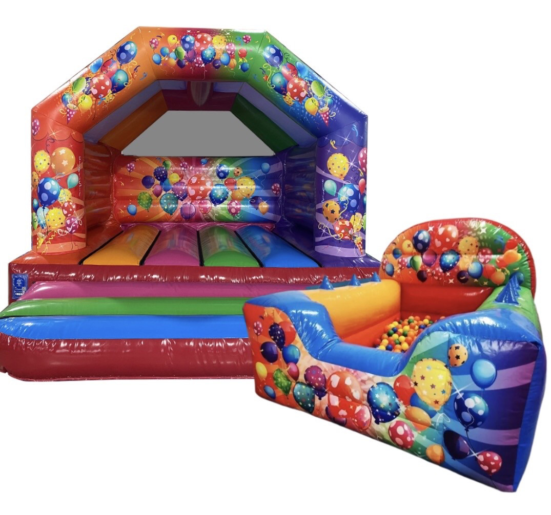 Multicoloured party package | Bounce mania Ltd