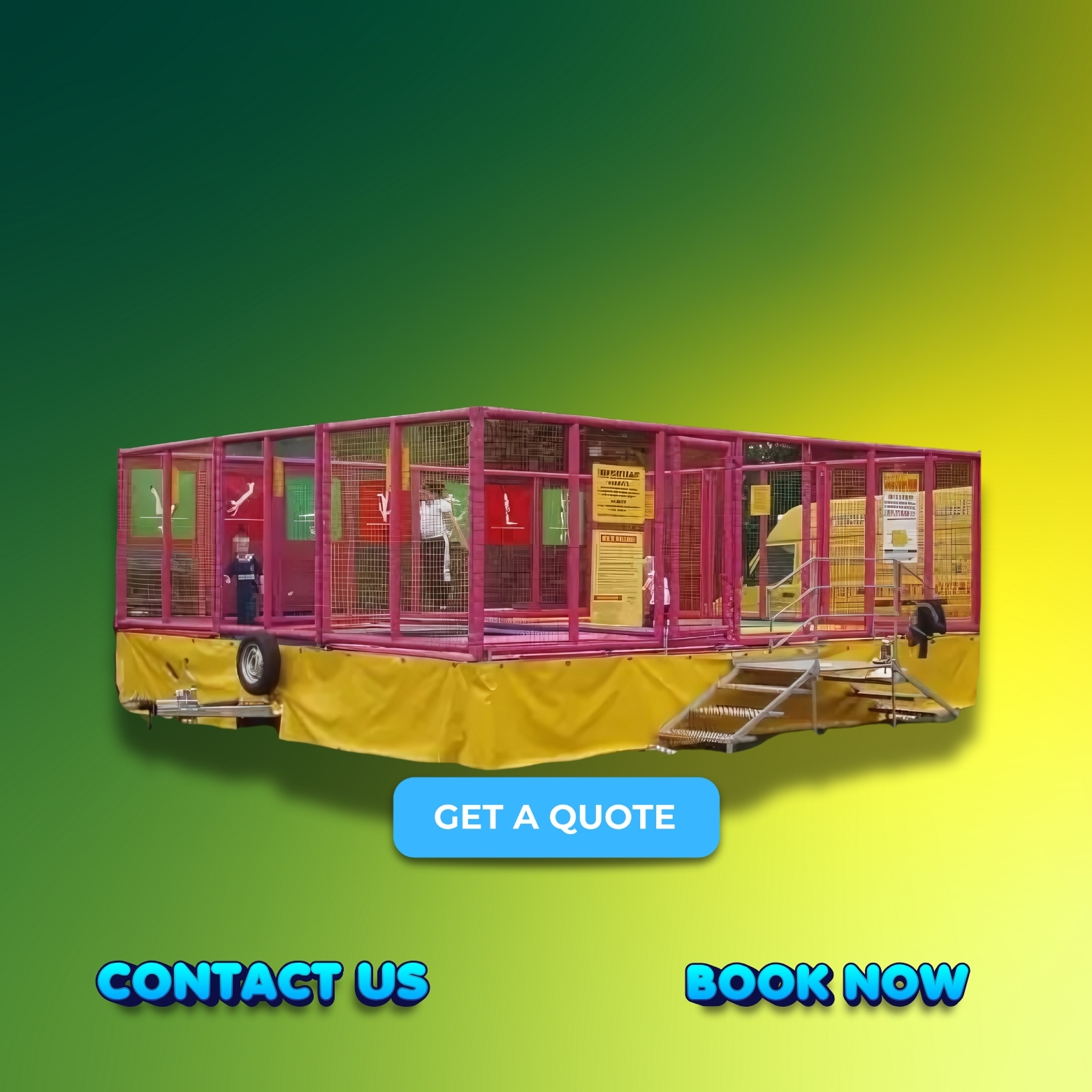 6 Bed Trampoline Trailer Hire – Ultimate Entertainment for Your Event