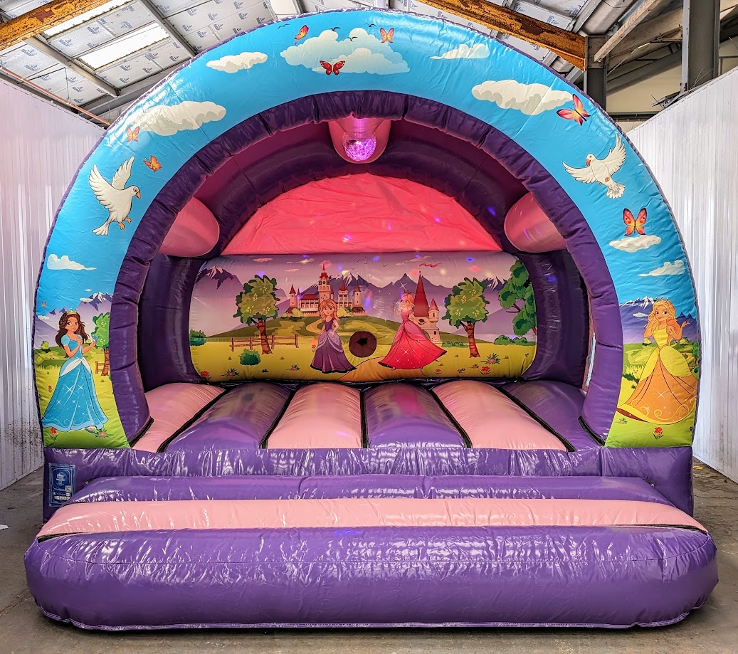 Princess & Mermaid bouncy castles for hire - Born 2 Bounce