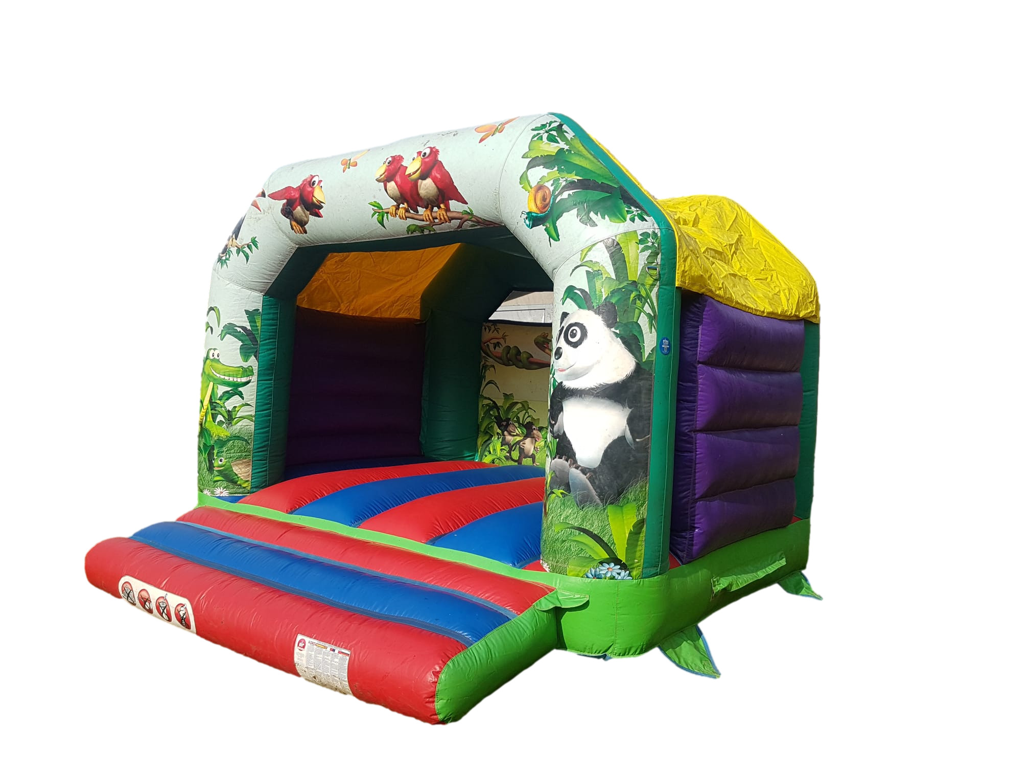 Jungle & Panda Friends Bouncy Castle - Bouncy Castle Hire in Essex