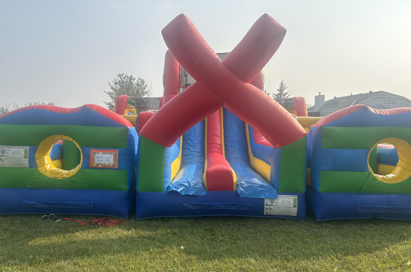 X Obstacle Course (3x pieces) - Hire in Calgary | Bounce it! Party Rentals