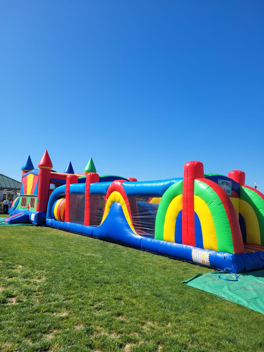 65ft Obstacle Course - Hire in CA | Y&Y Event and Party Rental