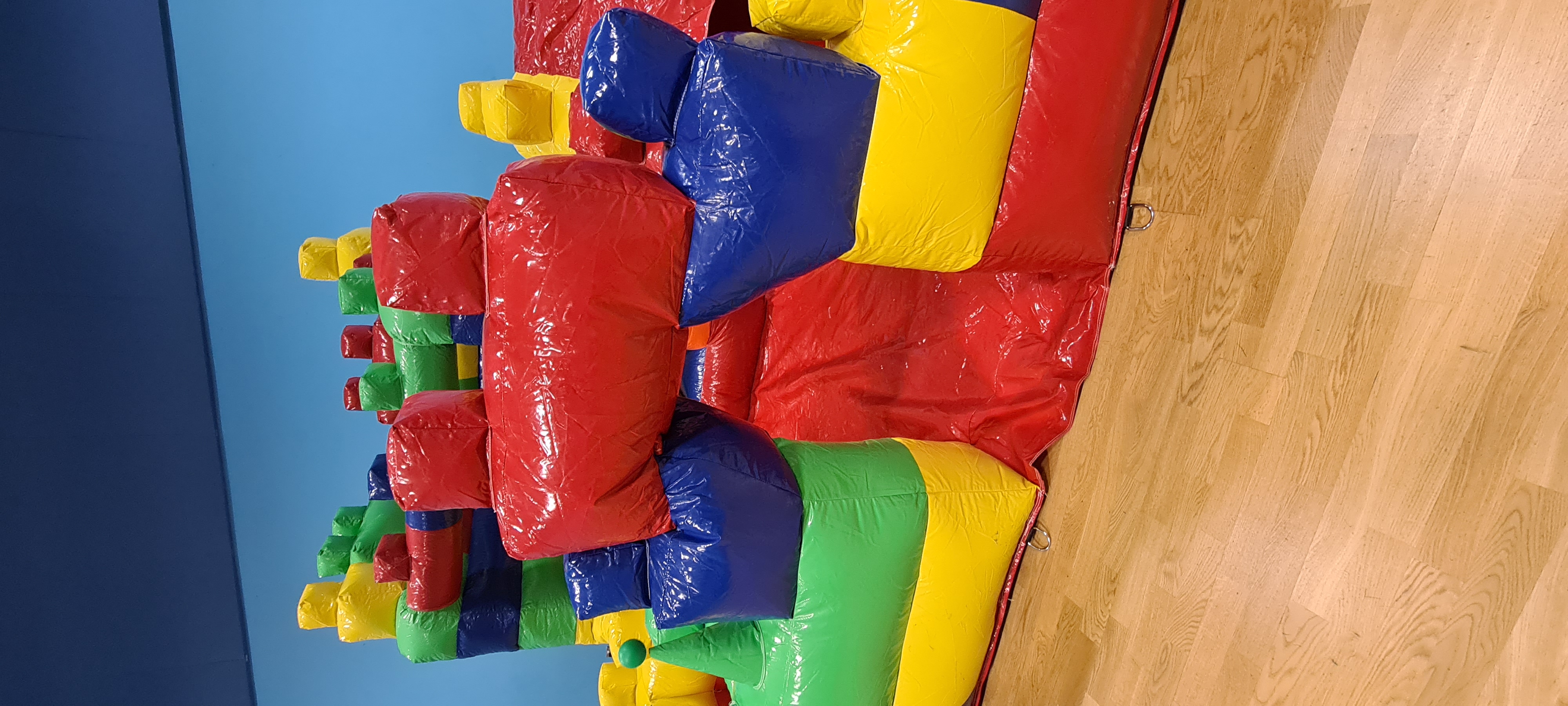 Building blocks-style Inflatable Playpark - Bouncy Castle Hire in ...