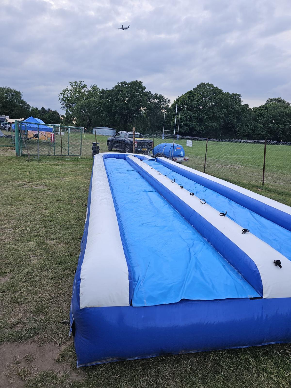 Slip And Slide Water Chute Hire Essex & London, 30ft Long