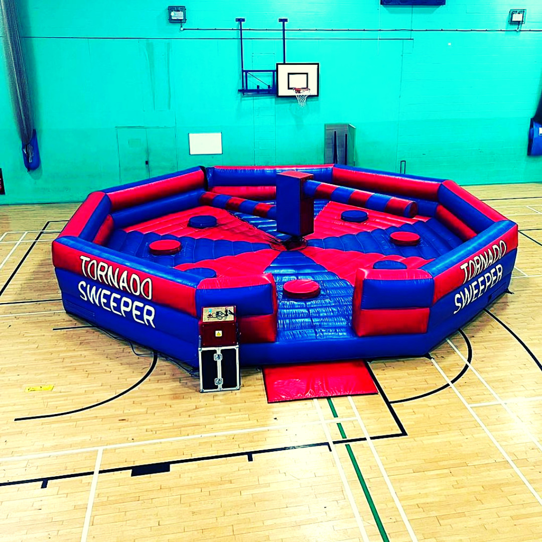 Total Wipeout Last Man Standing Sweeper Corporate Inflatable hire